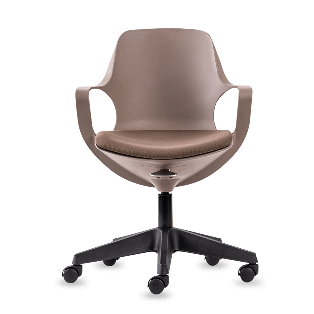 Merryfair Pogo Chair with seat padding - PVC Leather S-Brown | SB ...